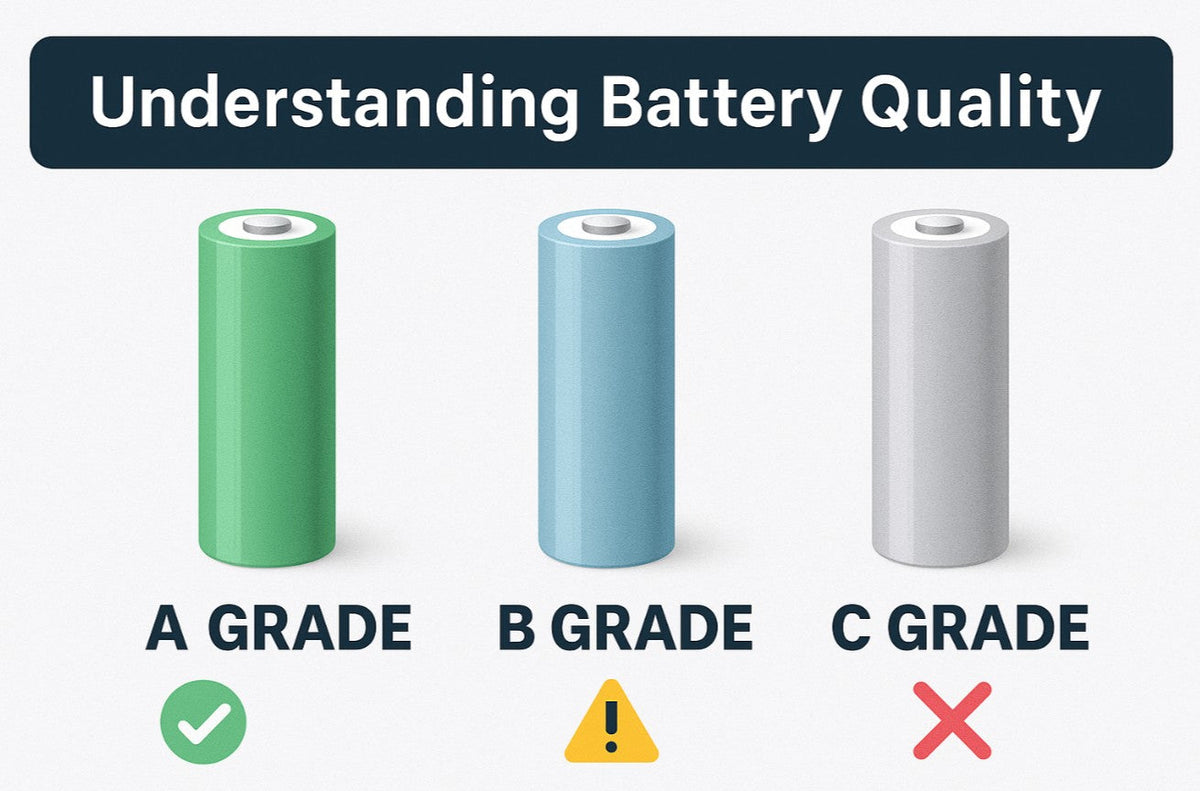 Battery Cell Grades Explained: A vs B Grade Lithium Cells – What You N