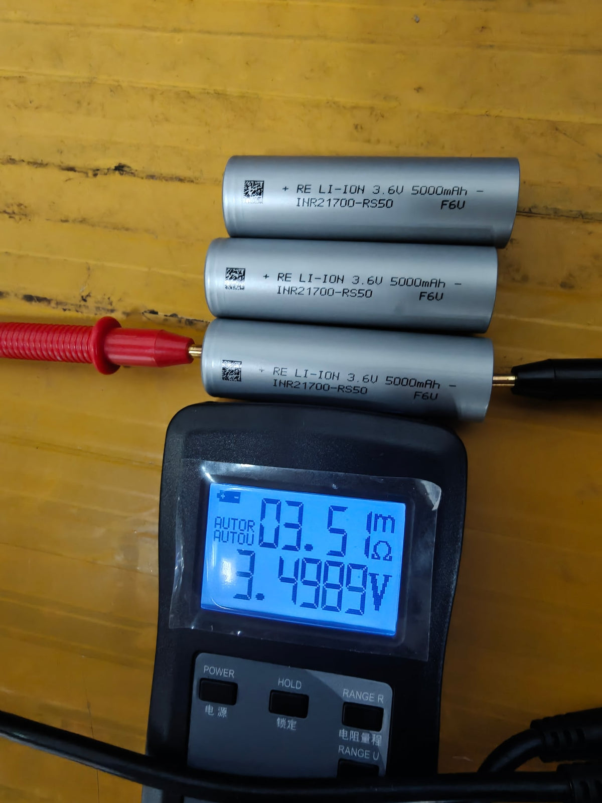 Reliance 21700 RS50 5000mAh 70A Lithium-Ion Battery Tabless Cell - Hig