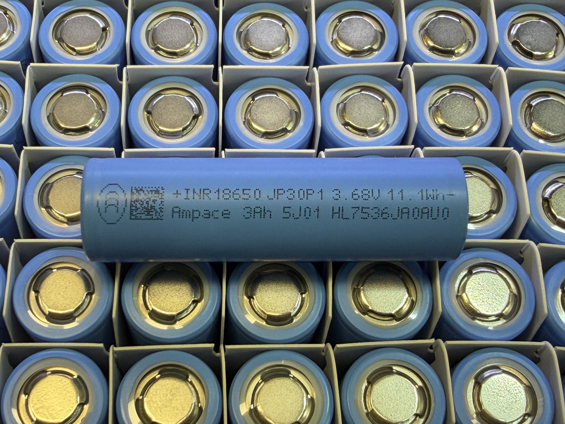 Ampace JP30P1 18650 3000mah 56A Battery Cell - Tabless Cell