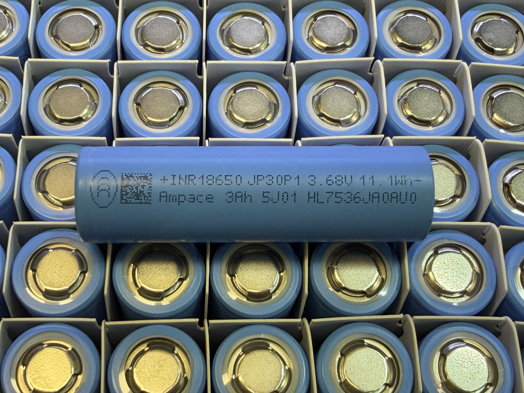 Ampace JP30P1 18650 3000mah 56A Battery Cell - Tabless Cell