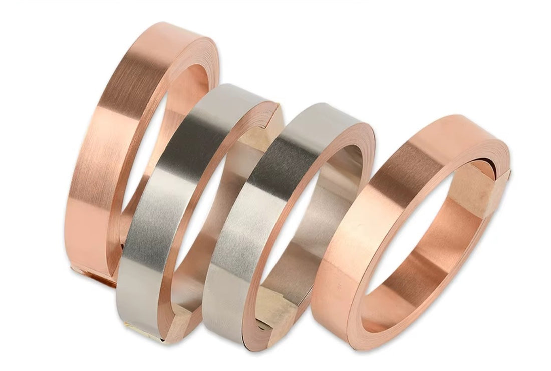 Nickel-Plated Copper 0.2 × 10 mm (5 Meters) – High Conductivity T2 Cop
