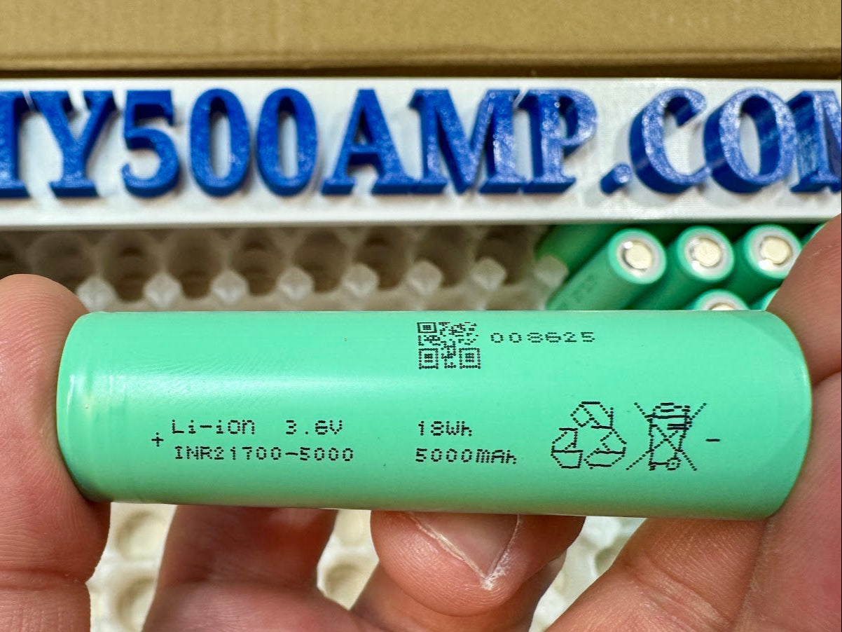 EVE 50PL 21700 5000 mAh 125A Battery - Tabless