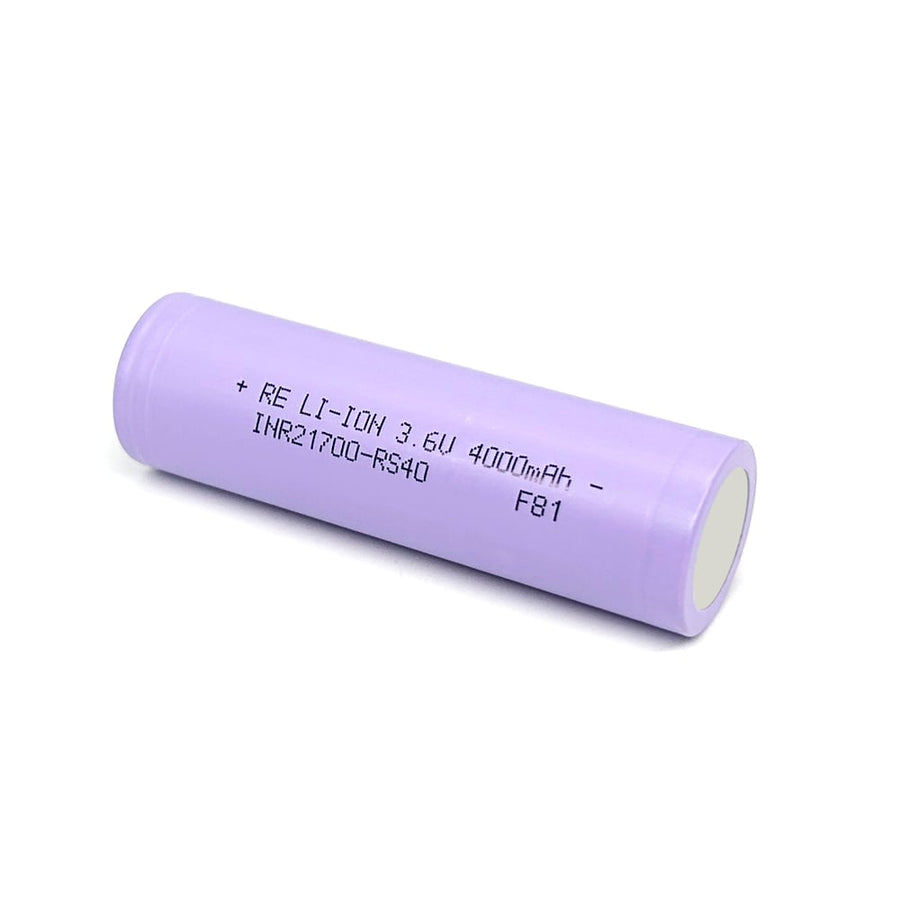 Reliance 21700 RS40 4000mAh 70A Lithium-Ion Battery Tabless Cell - Hig