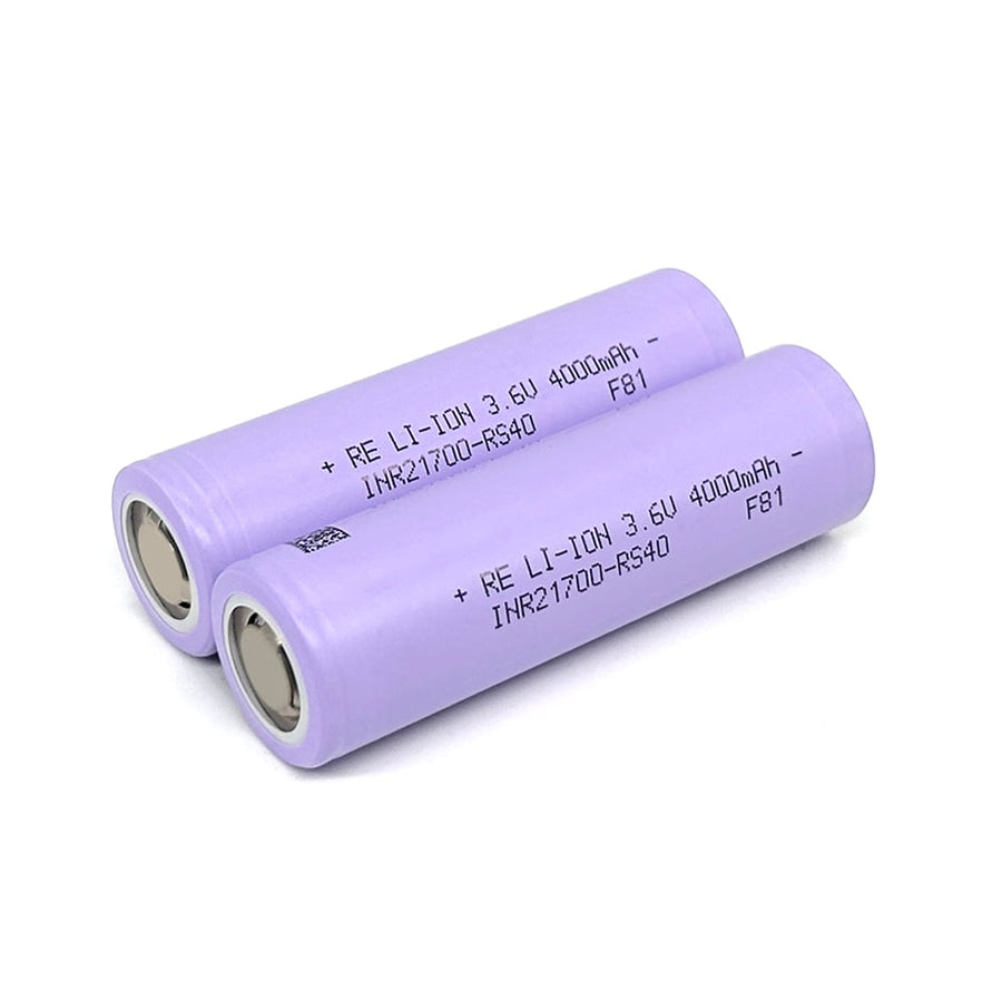 Reliance 21700 RS40 4000mAh 70A Lithium-Ion Battery Tabless Cell - Hig
